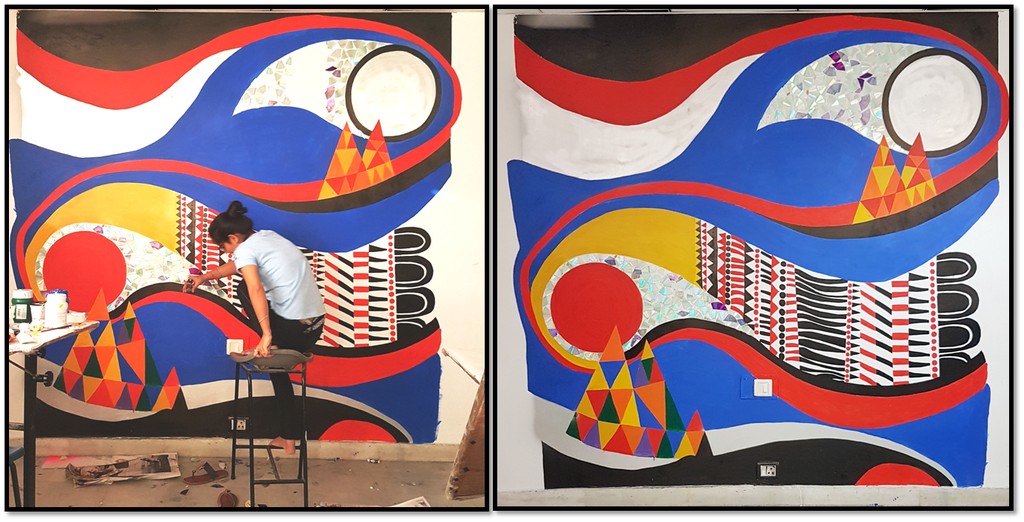 Wall Art By Interior Design Students | JD Institute